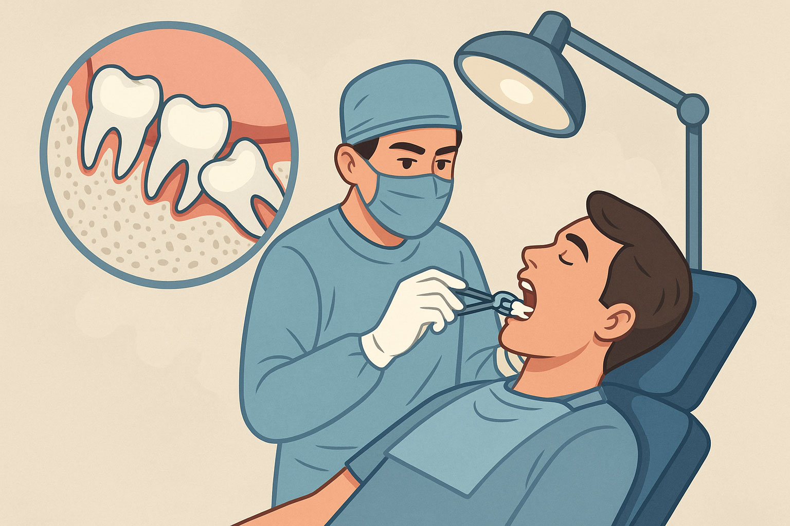 Operasi Odontektomi untuk Impaksi Gigi Bungsu